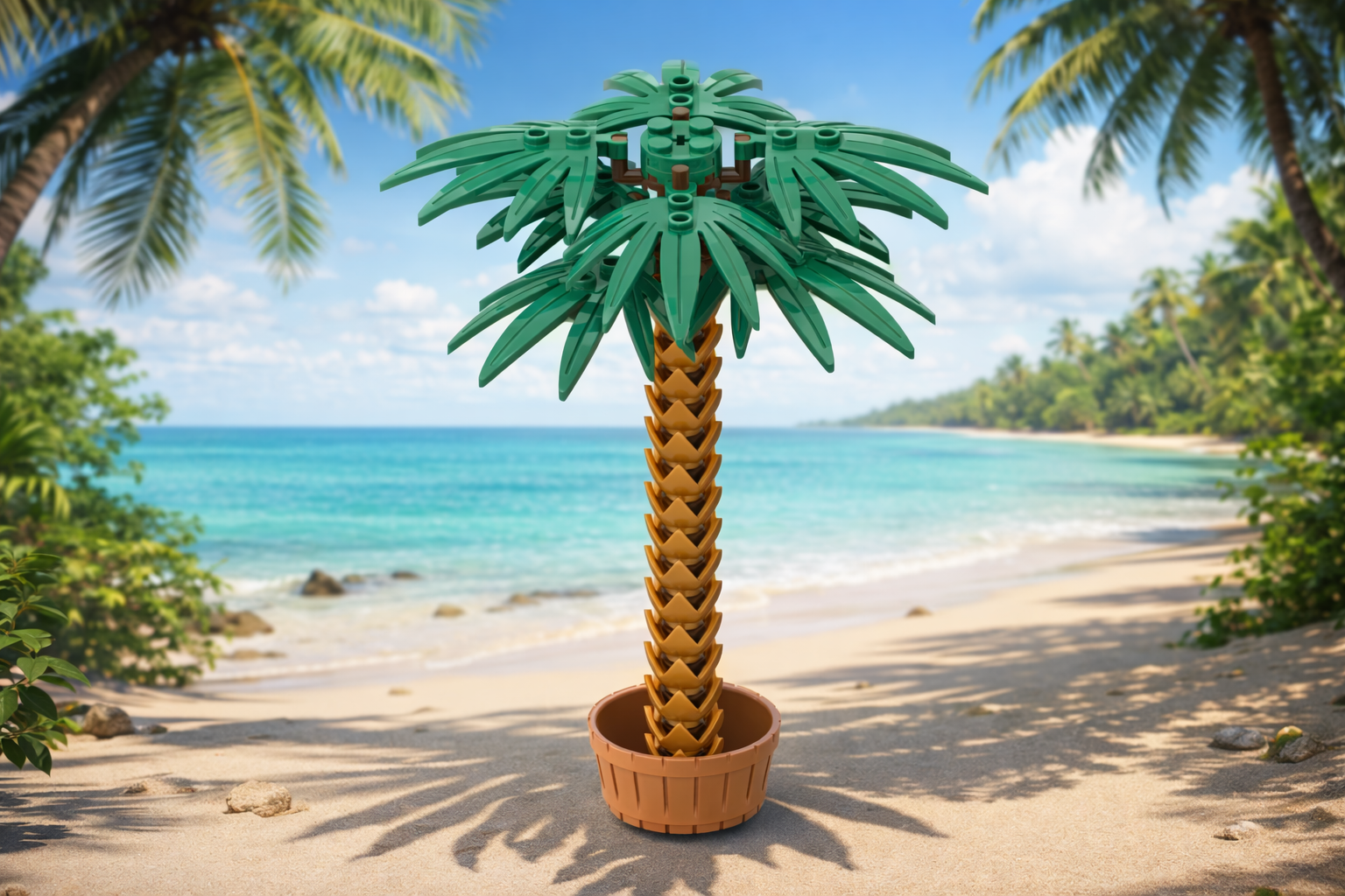 Potted Palm Tree Free Building Instructions – How to build it