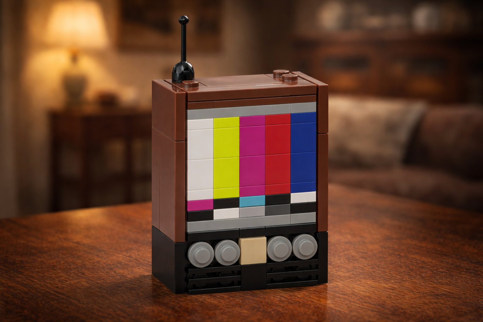 Retro Television – Free Building MOC Instructions – How to build it