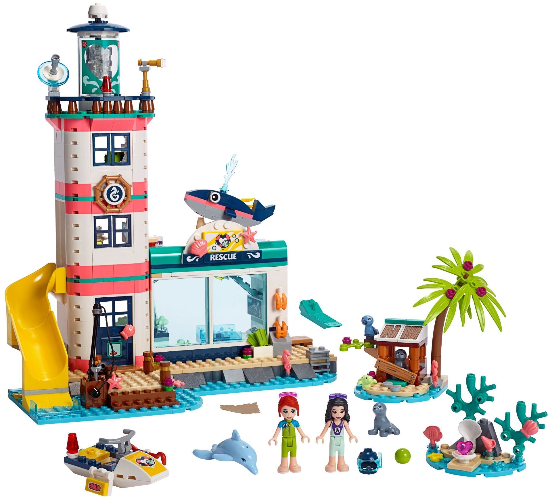 LEGO Set 41380-1 Lighthouse Rescue Center Alternate build Ideas: Townh ...