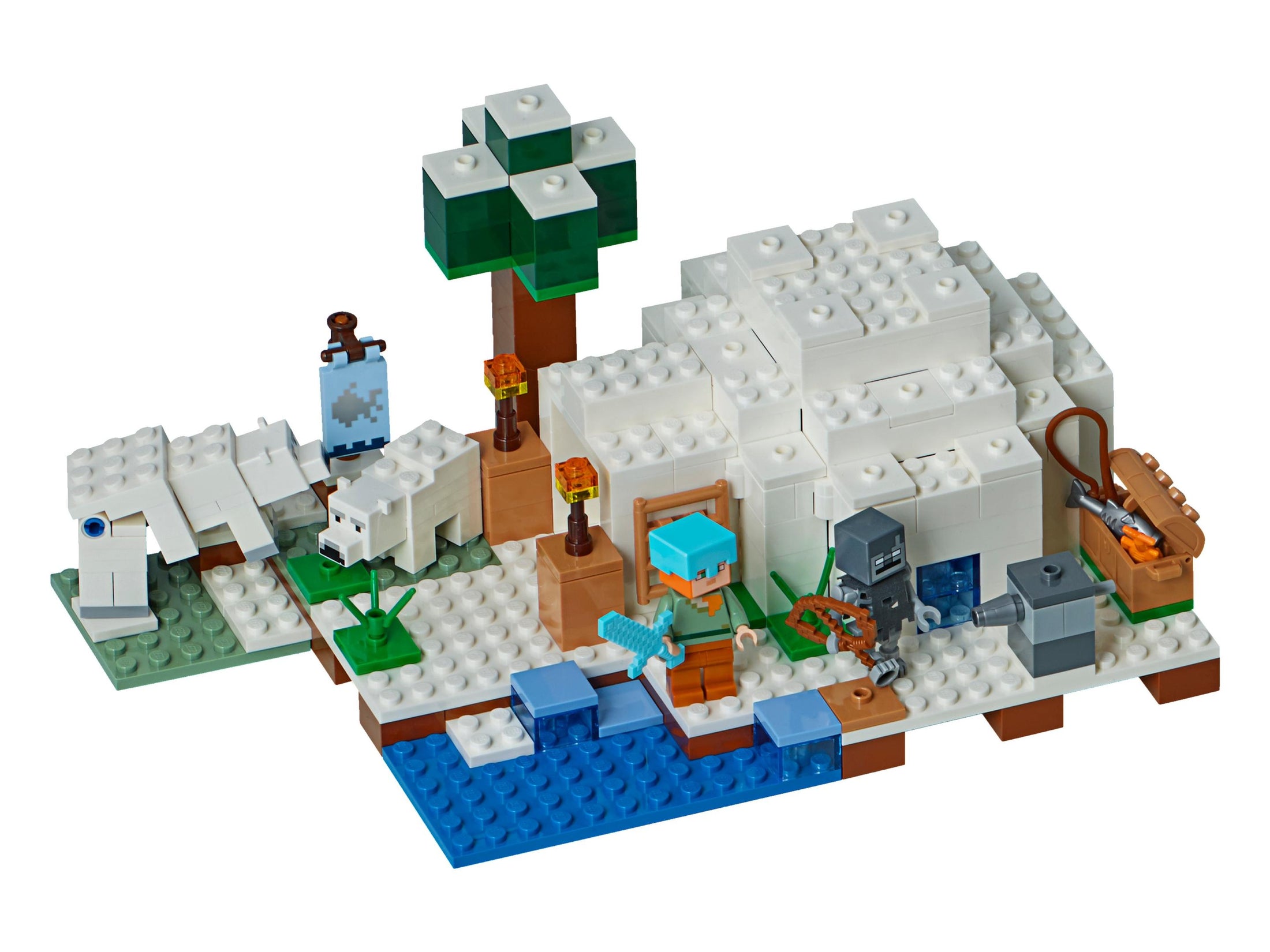 LEGO Set 21142-1 The Polar Igloo Alternate build Ideas: First Night, B ...