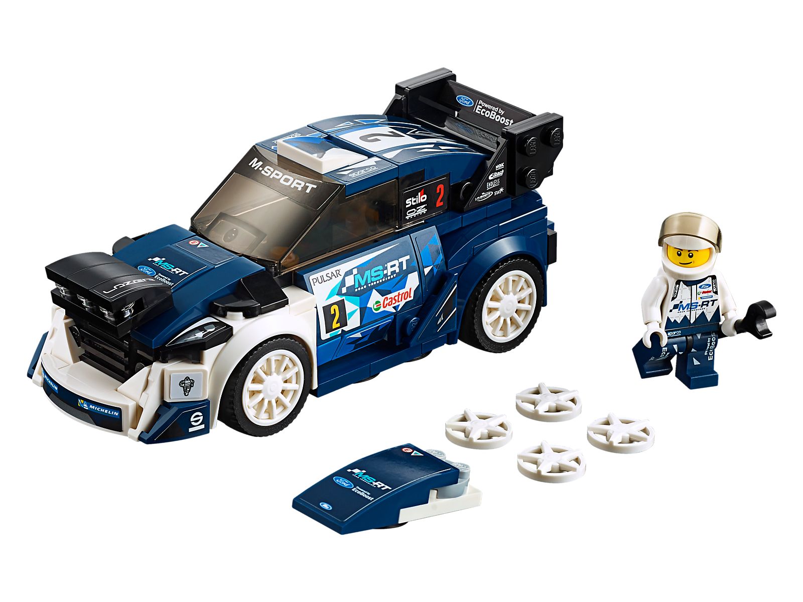LEGO Set 75885-1 Ford Fiesta M-Sport WRC Alternate build Ideas: a road ...