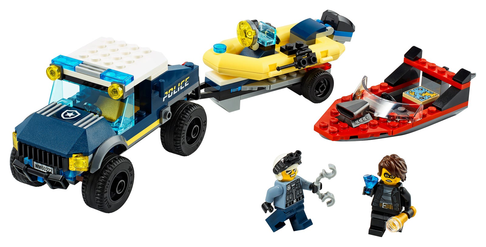 LEGO Set 60272-1 Elite Police Boat Transport Alternate build Ideas: Ha ...