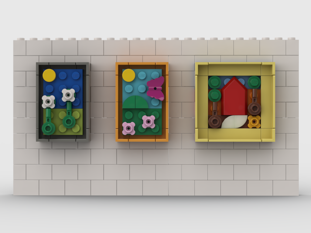 How to build Lego mini picture – How to build it