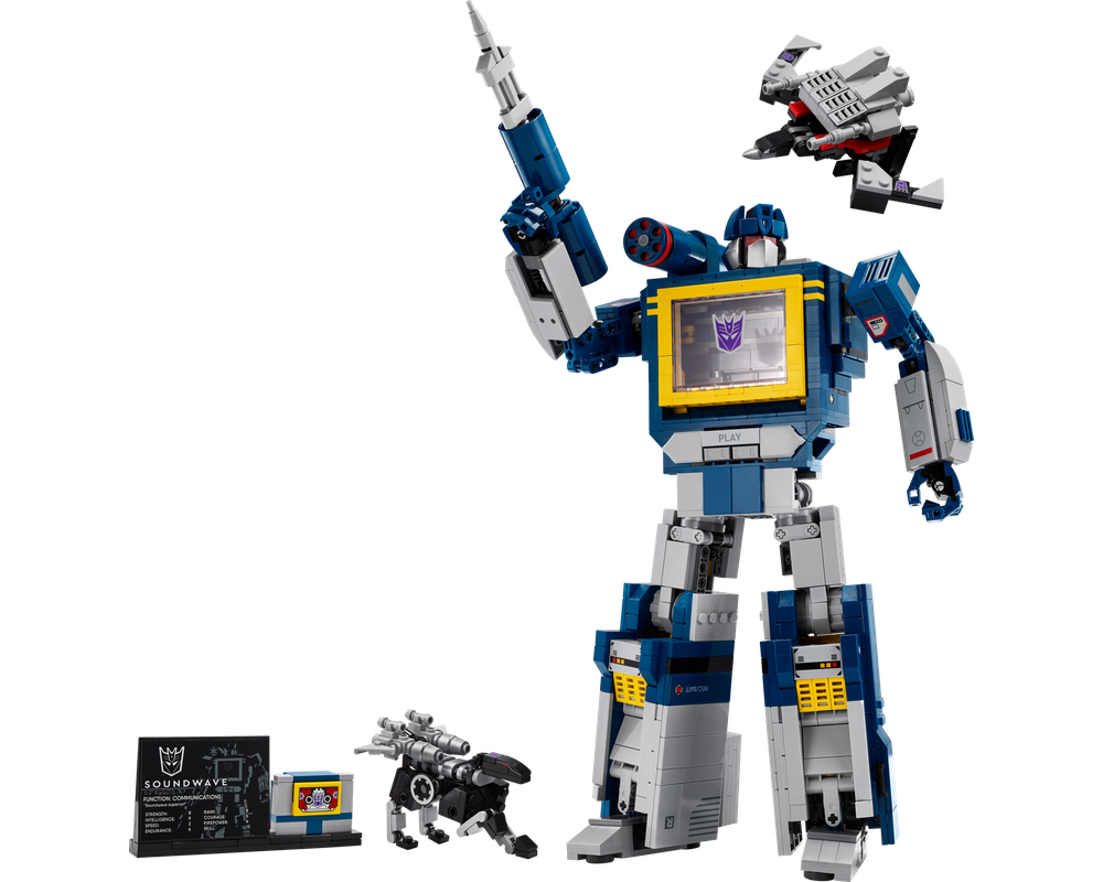 LEGO SET 10358 - Alternate build | Transformers: Soundwave – How to ...