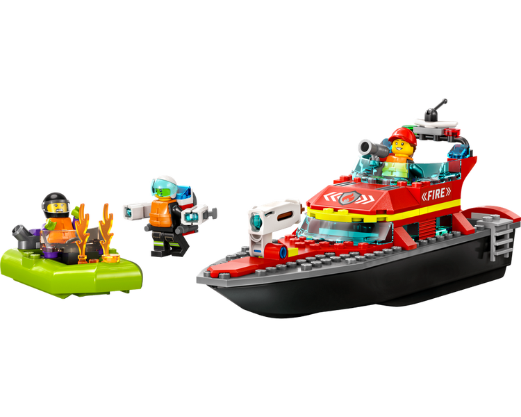 LEGO SET 60373 - Alternate build | Fire Rescue Boat – How to build it