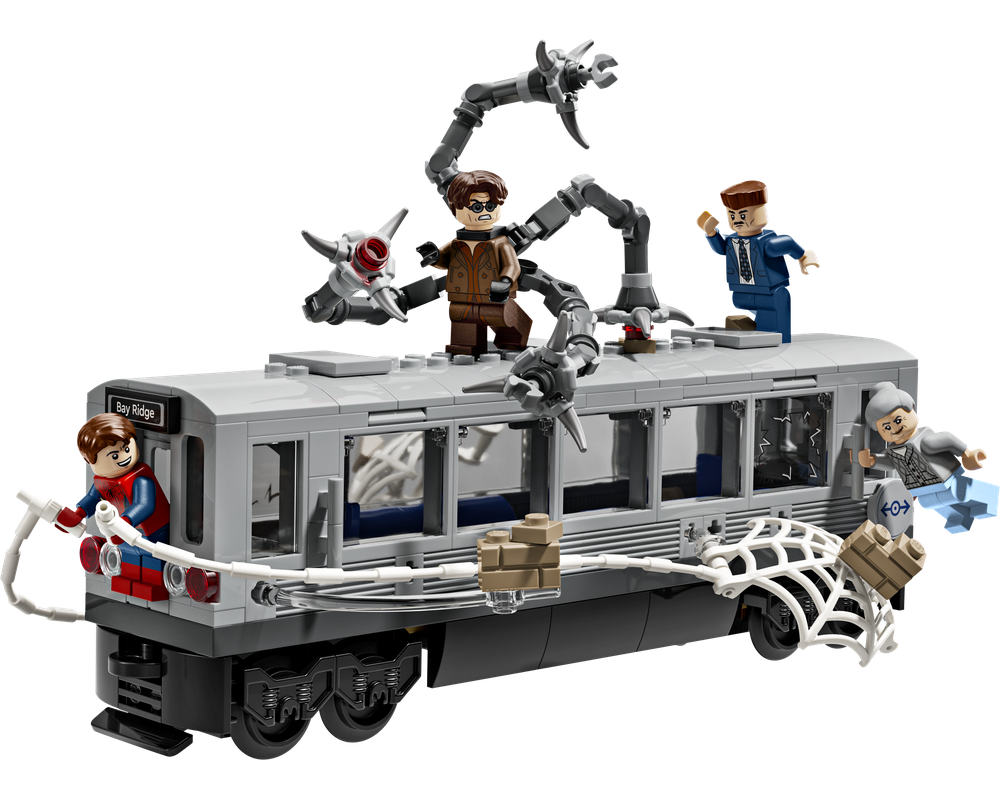 LEGO SET 76321 - Alternate build | Spider-Man vs. Doc Ock Subway Train ...