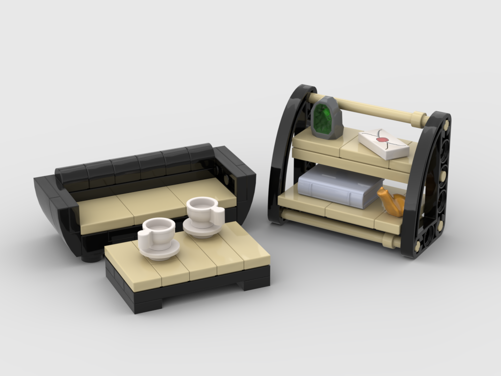 Living Room Coffee Setup – Free Building MOC Instructions – How to build it