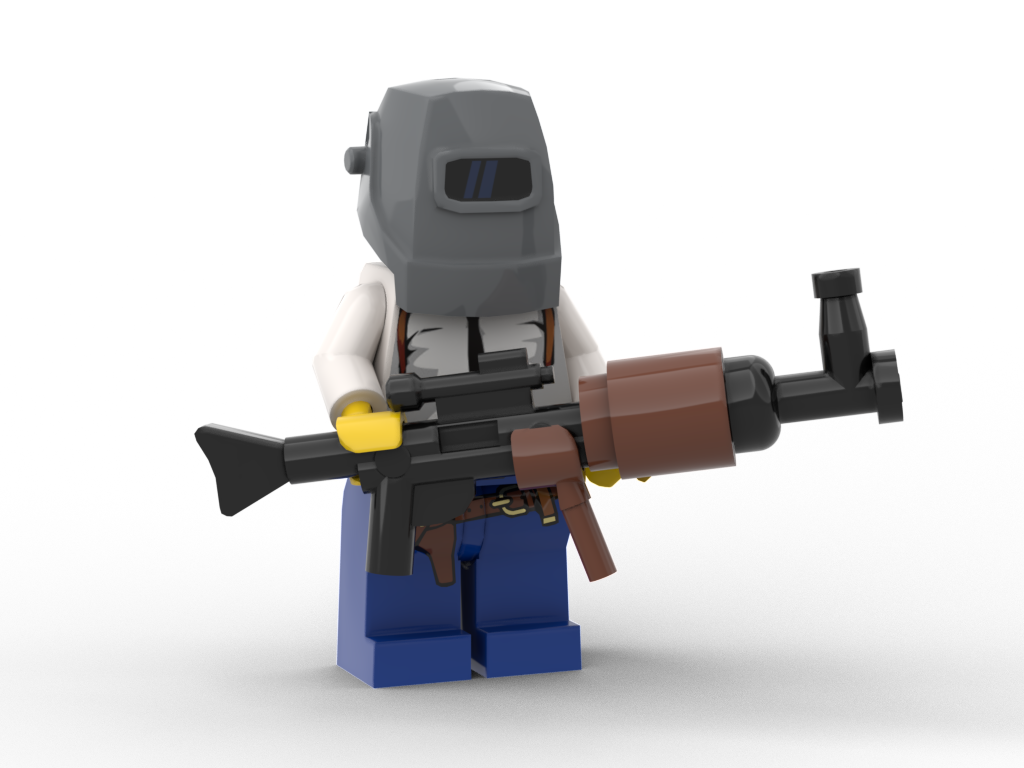 Custom Pubg Minifigure + AK 47 – How to build it