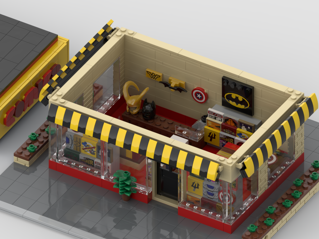 MOC - Modular Comics Store – How to build it