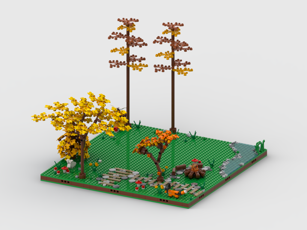 MOC - 48X48 Display for set 21338 A-Frame Cabin – How to build it