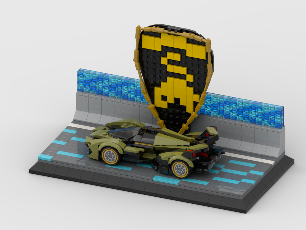 MOC - Display for set 76923 - Lamborghini Lambo V12 Vision GT Super Ca ...