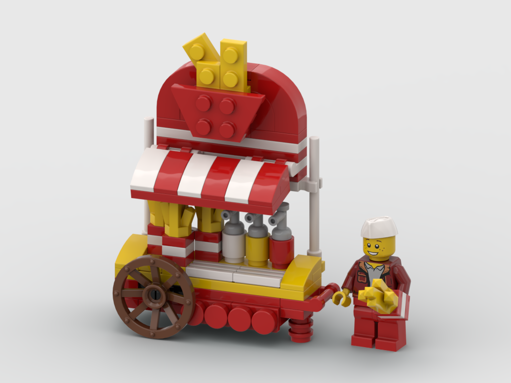 MOC - Fries Cart – How to build it