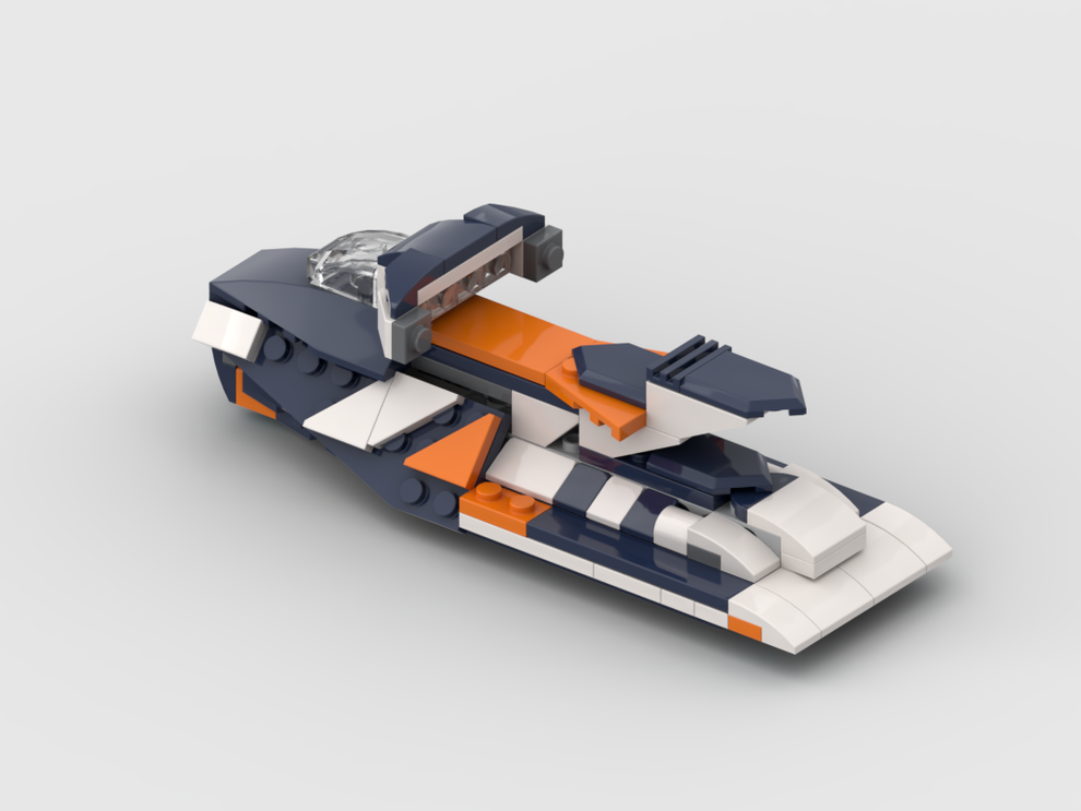 MOC - Jet Ski 31126 Alternative Build – How to build it
