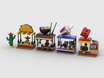MOC - Market Stand Ultra pack #2 | 16 MOCs – How to build it