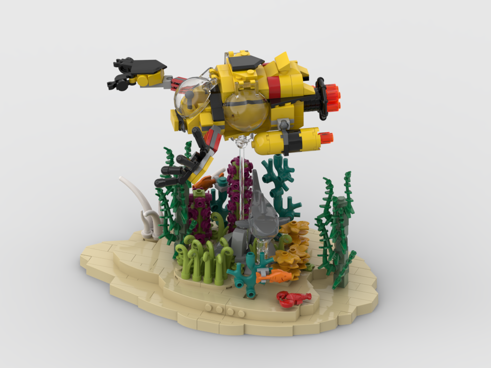 MOC - Coral Reef + Submarine – How to build it