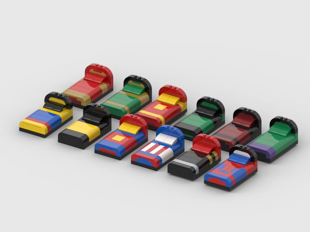 MOC - Superheros Beds – How to build it