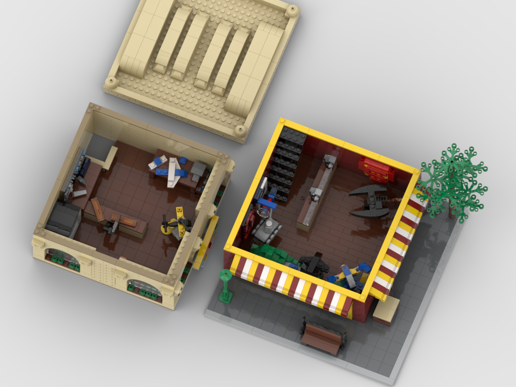 MOC - Modular Toy Store – How to build it