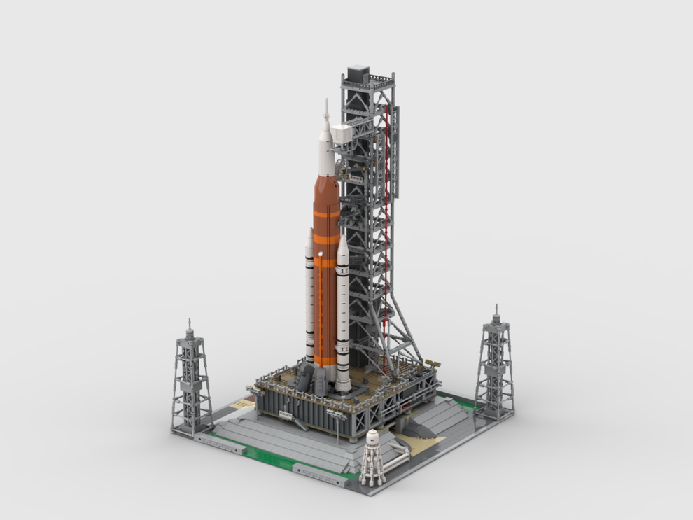 MOC - Modular NASA Artemis Space Launch System - Display for set 10341 ...