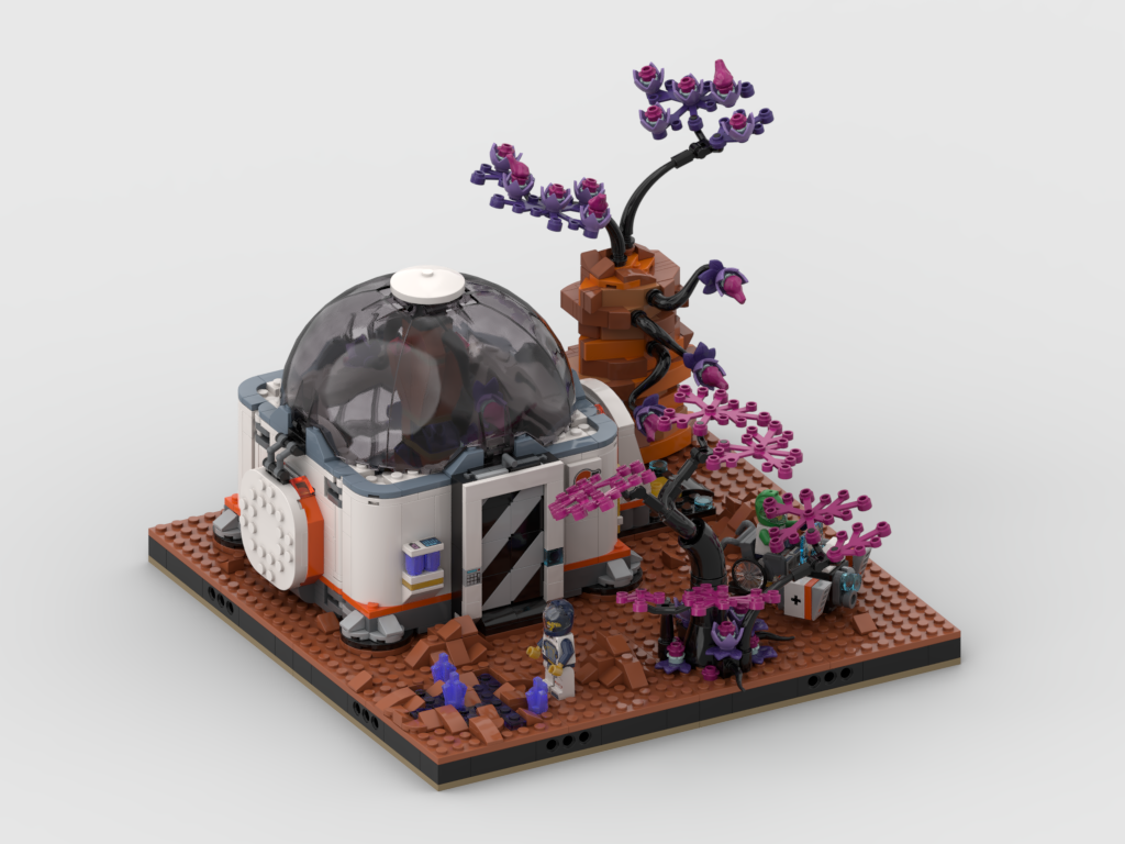 MOC - Display for set 60439 - Space Science Lab – How to build it