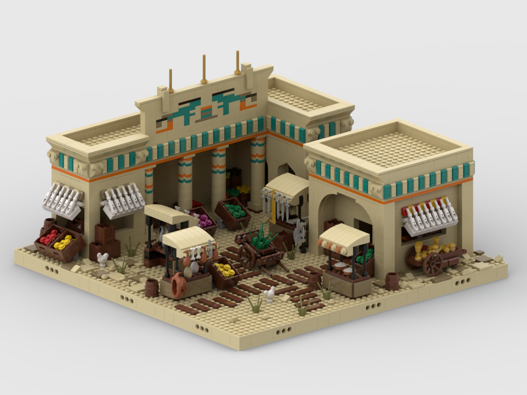MOC - Ancient Egypt Market – How to build it