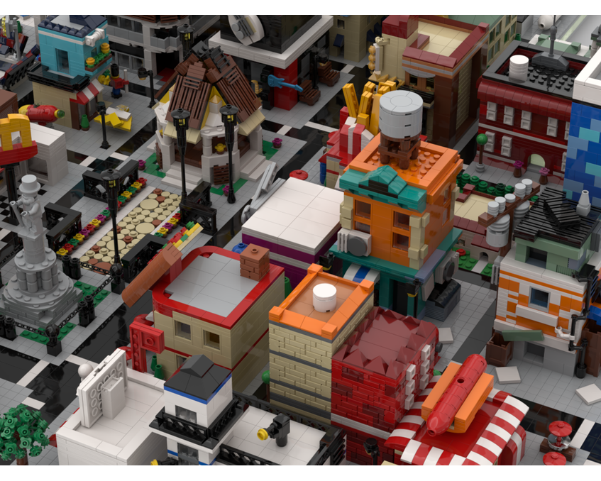 MOC - Modular City | build from 41 different mocs – How to build it