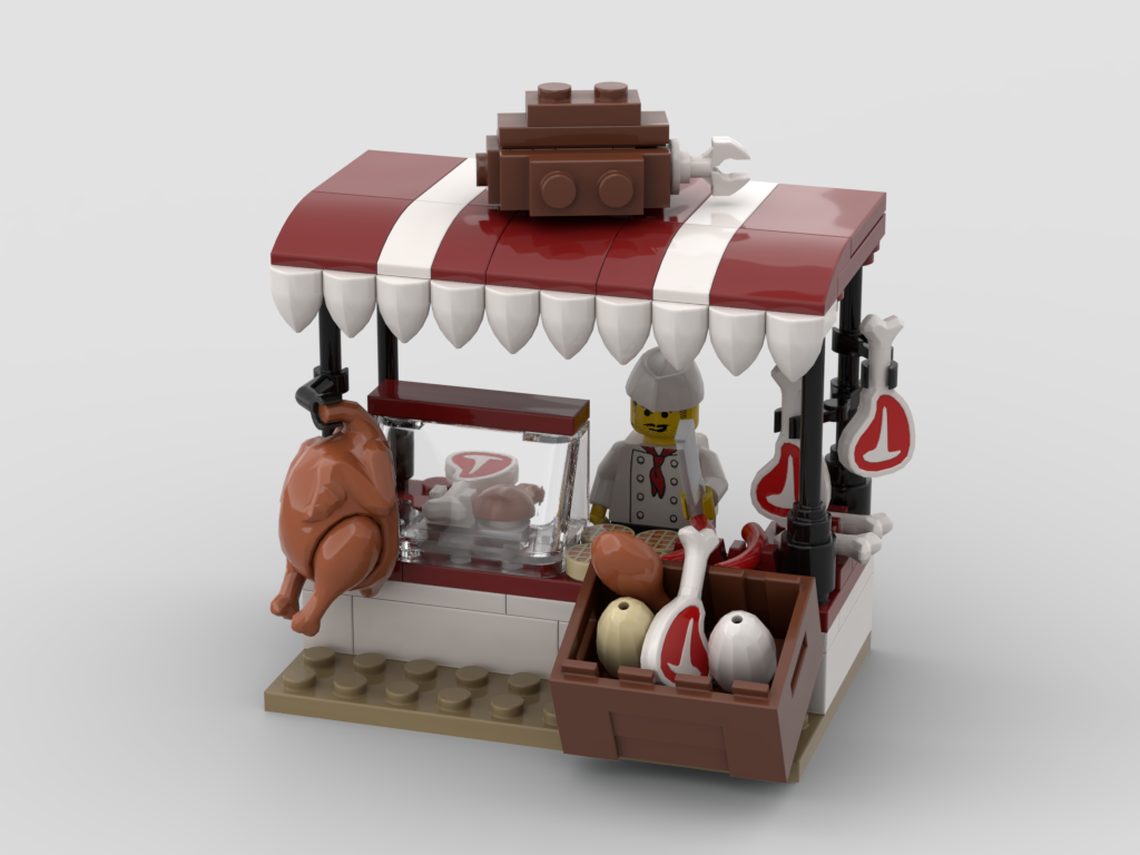 MOC - Butchers Stand – How to build it