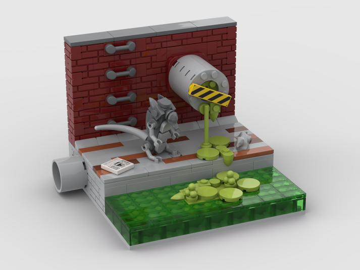 MOC - Radioactive sewage with a mutant mouse - Download link in the de ...